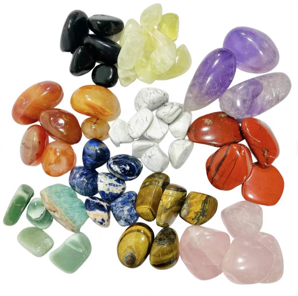 Crystal Tumbled stones wholesale bulk bracelets – Meeting Crystals ...
